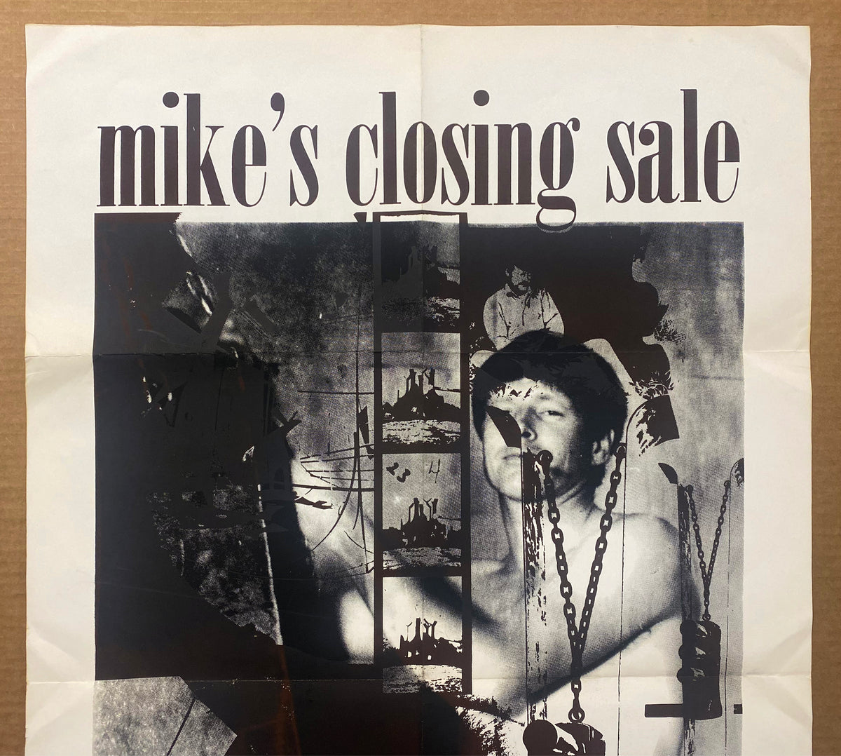 1970 Sculpture Michael Bigger Closing Sale Art Exhibition Poster RISD – Golden Age Posters