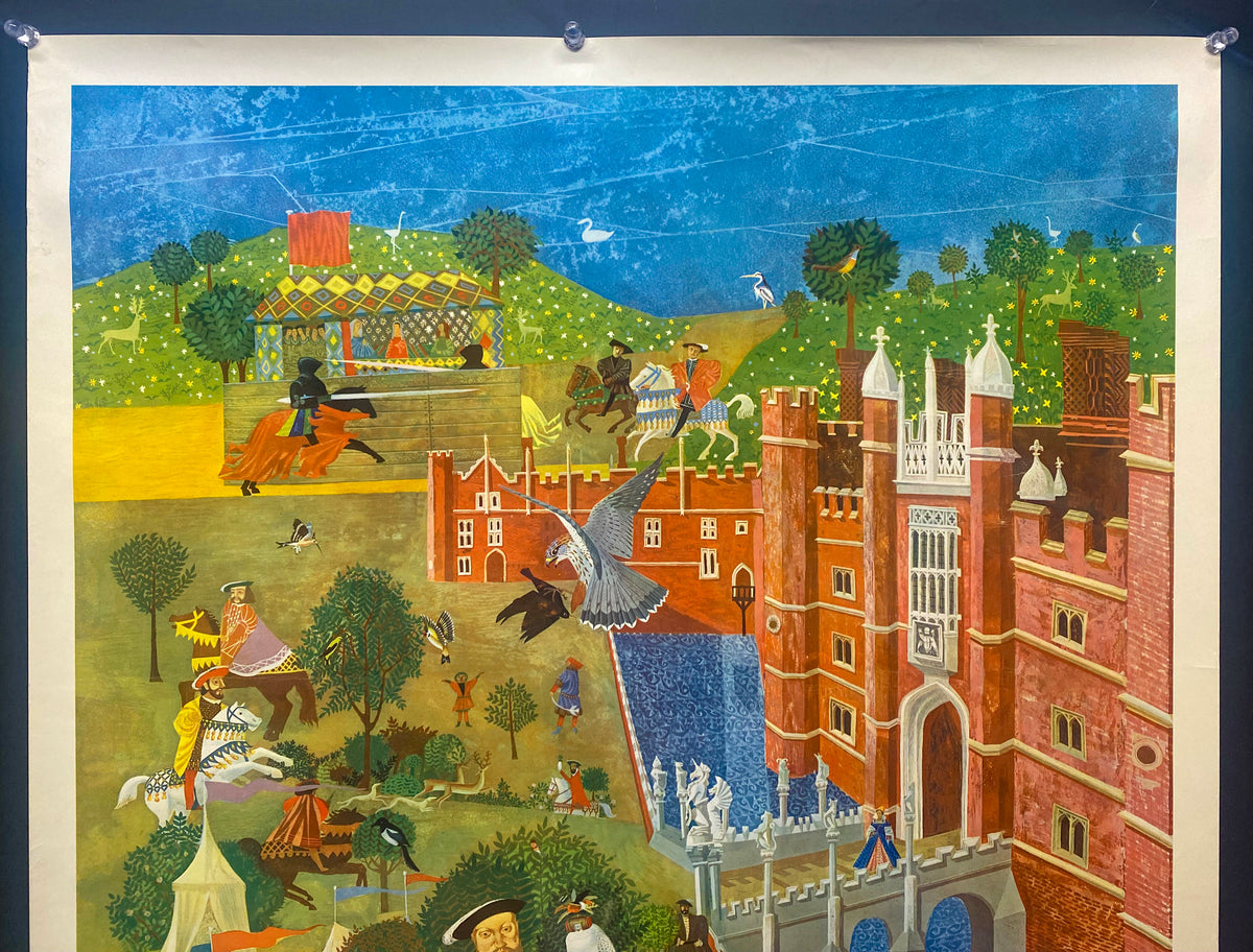 1965 Britain Land of History King Henry VIII Poster Vintage Original ...