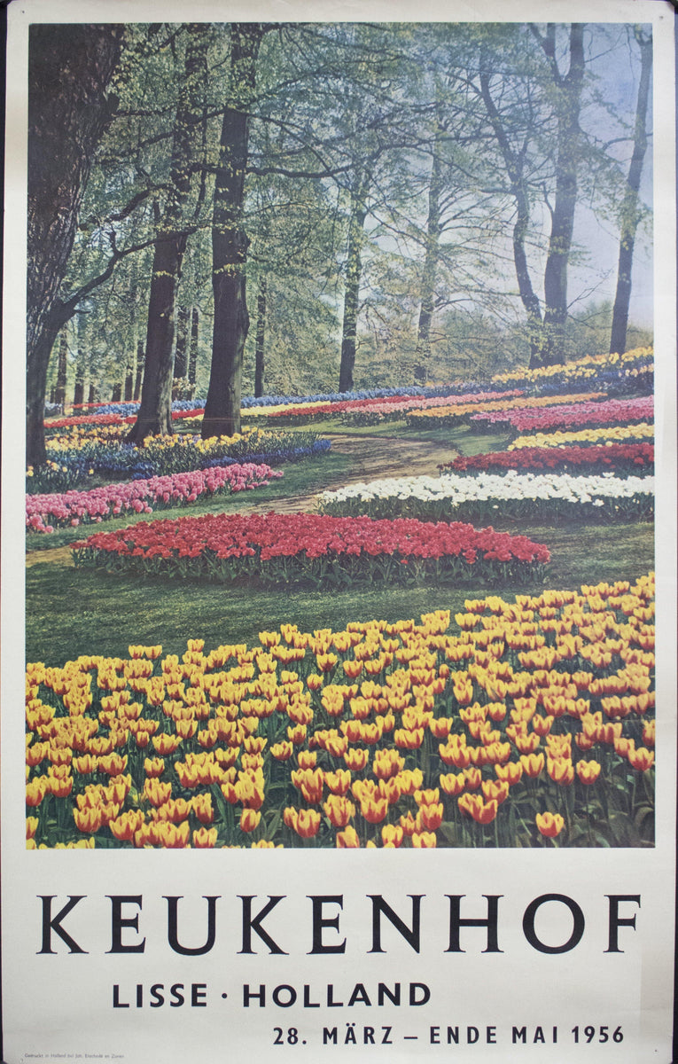 1956 Keukenhof | Lisse | Holland Poster – Golden Age Posters