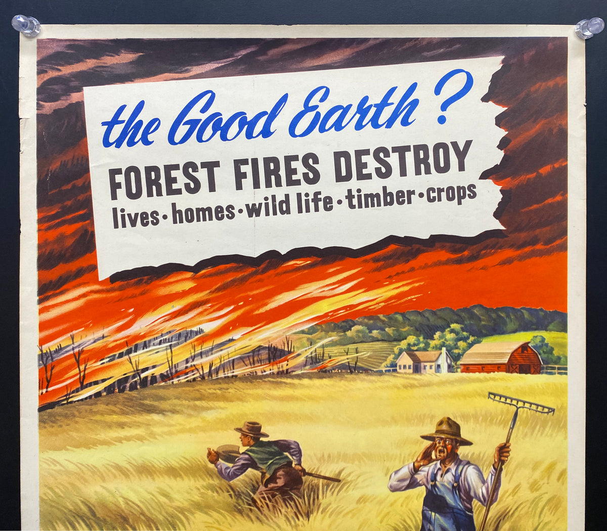 1948 The Good Earth? Forest Fires Destroy Lives Homes Forest Service ...