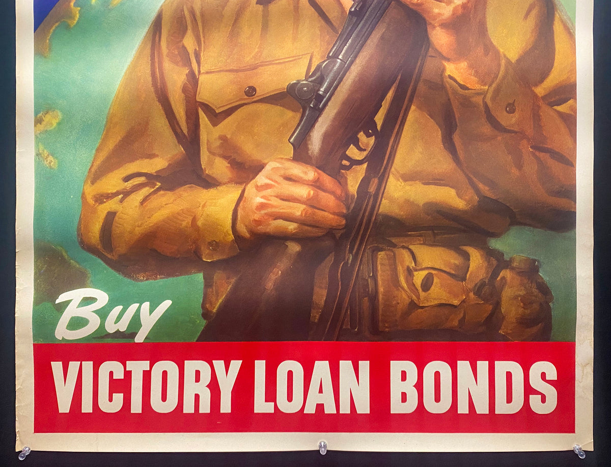 1945 To Police The Peace Buy Victory Loan Bonds WWII U.S.Treasury ...