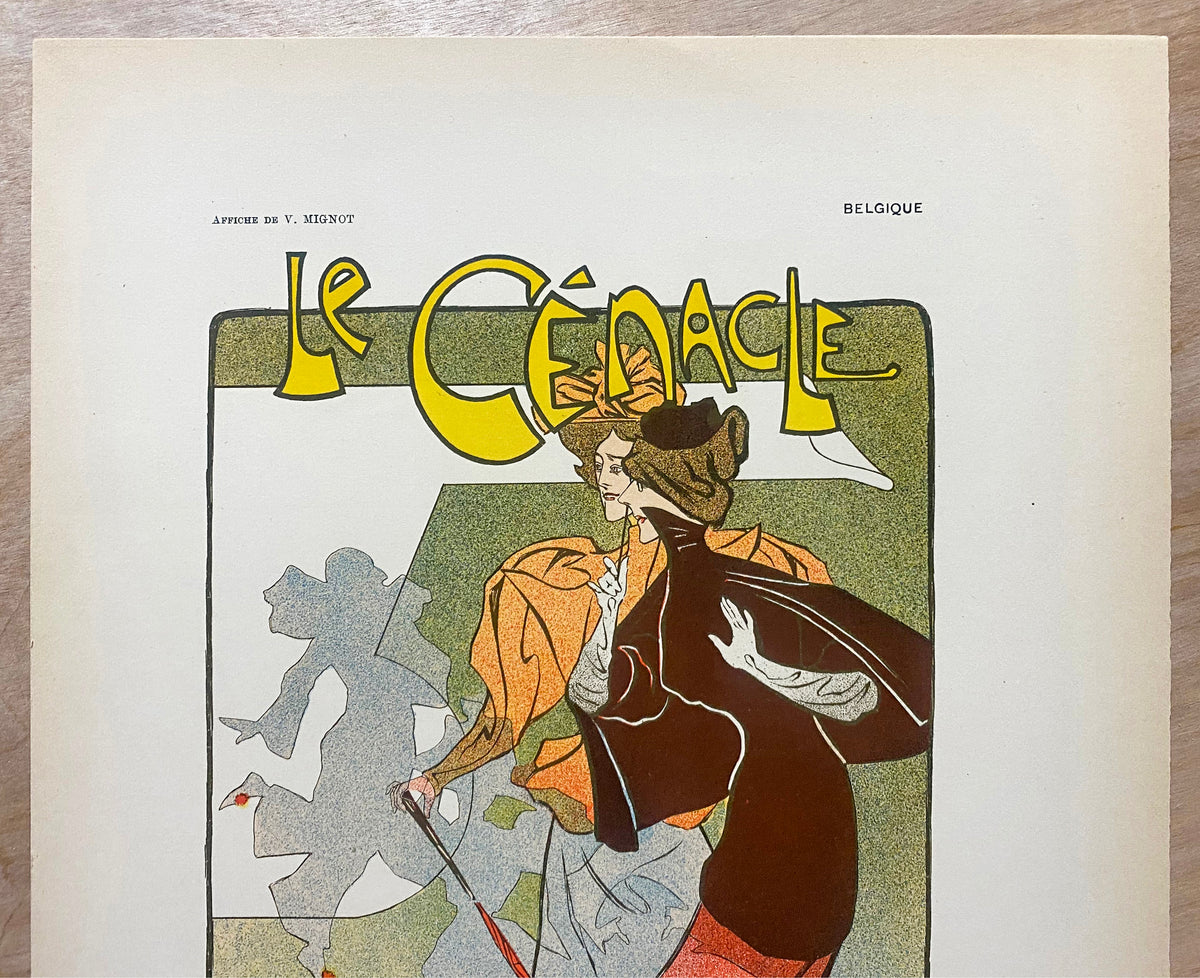 1896 Le Cénacle by Victor Mignot Les Affiches Etrangéres – Golden Age ...