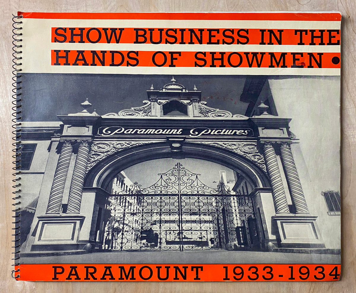 1933-1934 Paramount Pictures Exhibitor Book Marx Brothers Mae West Mar ...