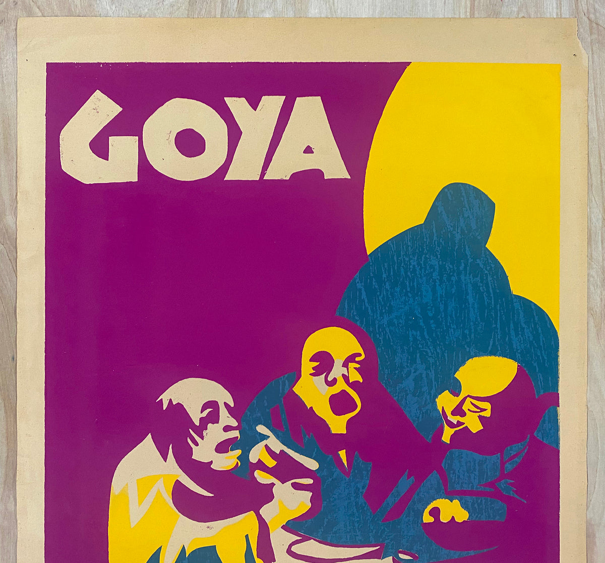 c.1962 Goya Painter of Monarchs Peasants Poster York Academy of Arts ...