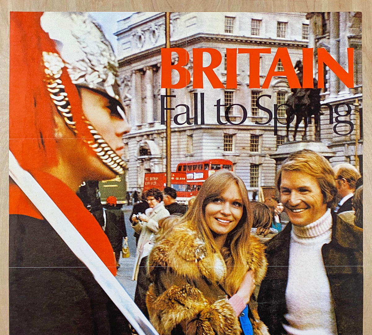 1974 Britian Fall to Spring British Travel Poster Swinging London Era ...