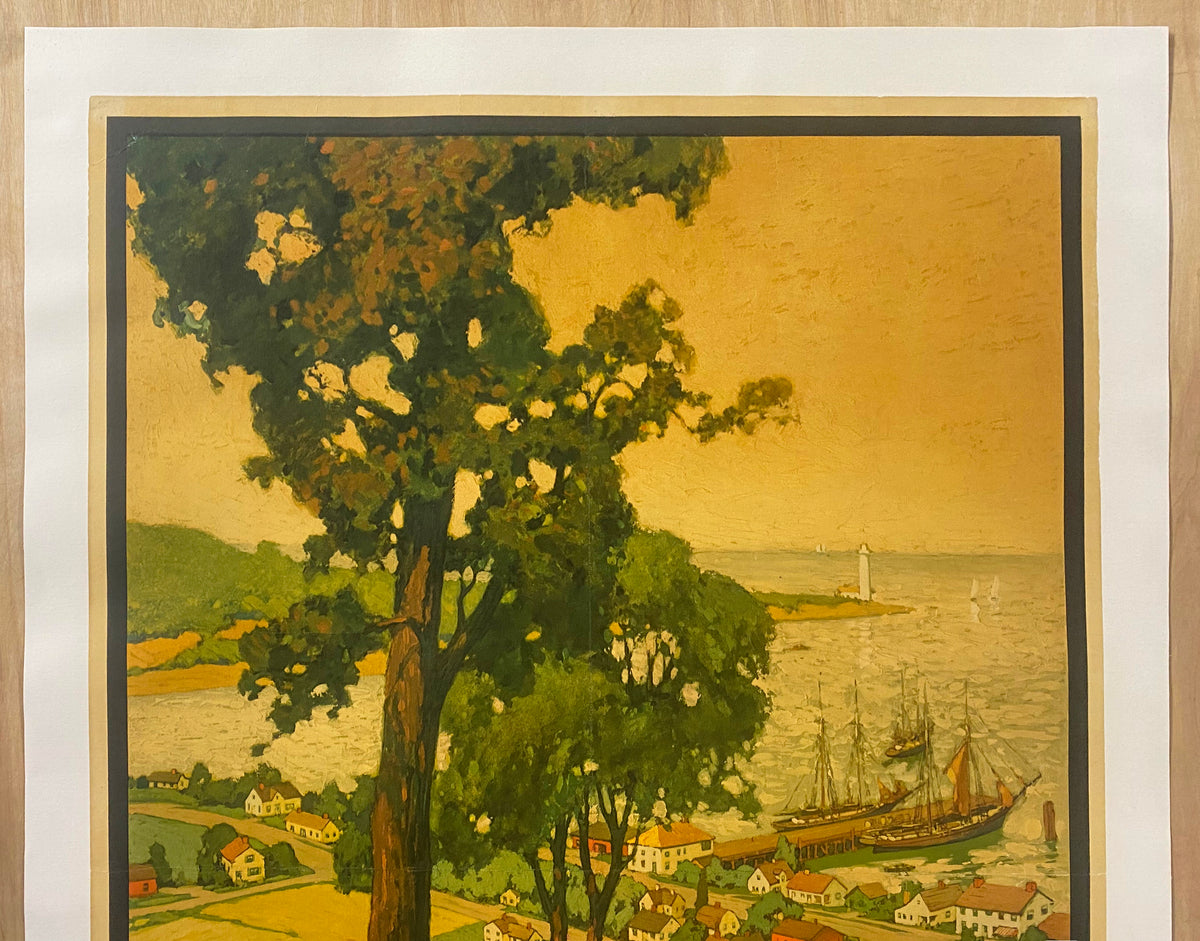 1930s New England America’s Historic Summerland Poster Anthony Hansen ...