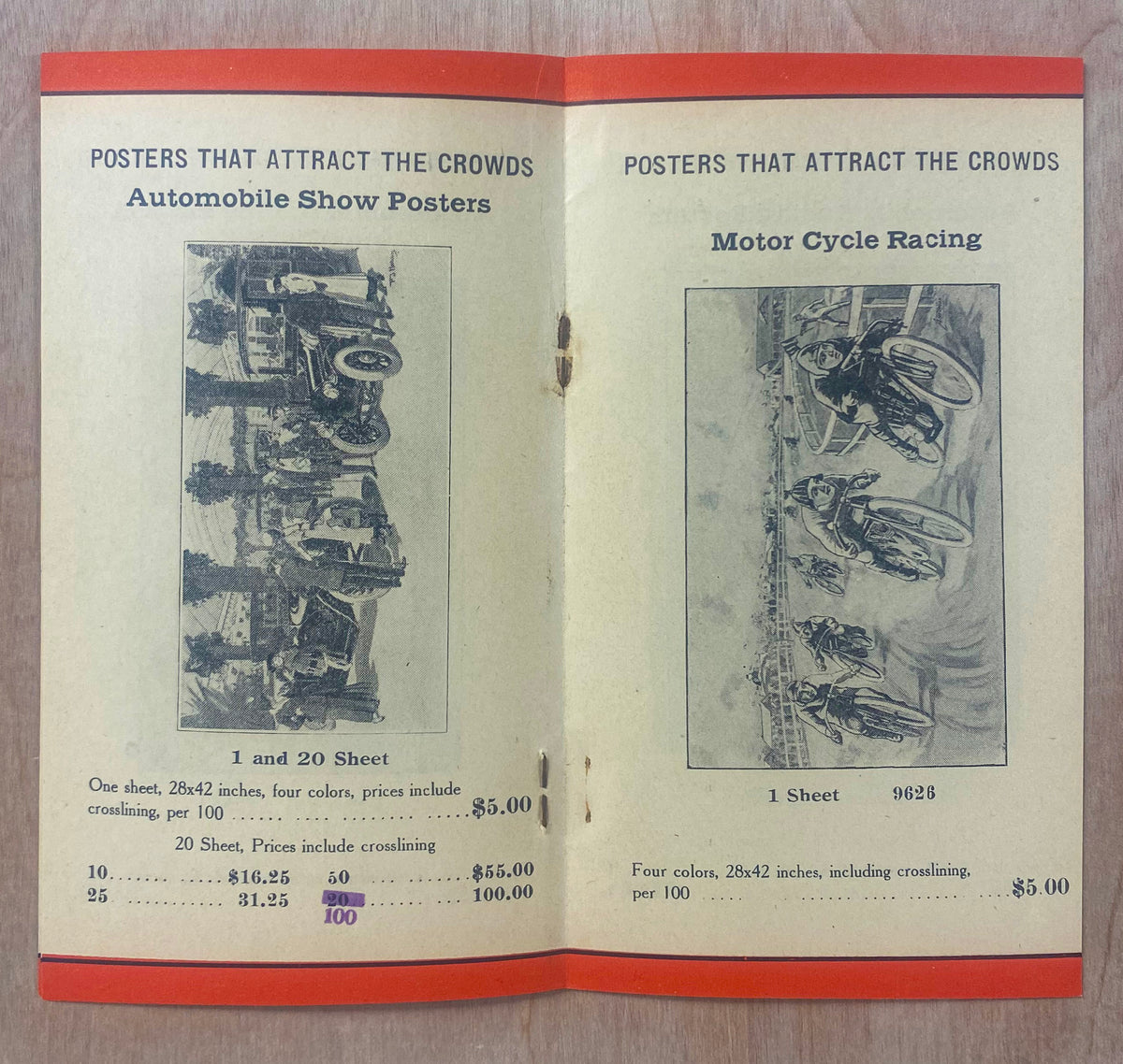 c.1912 Posters That Attract Crowds American Show Print Co. Poster Cata ...