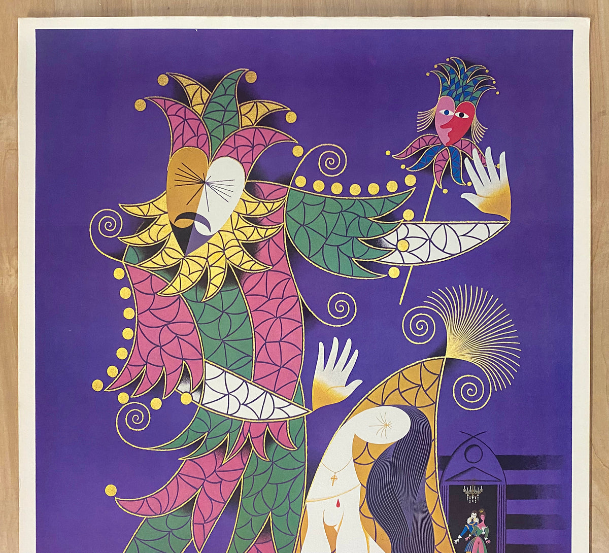 1981 Verdi Rigoletto Asolo Opera Guild Poster Alex Steinweiss Sarasota ...