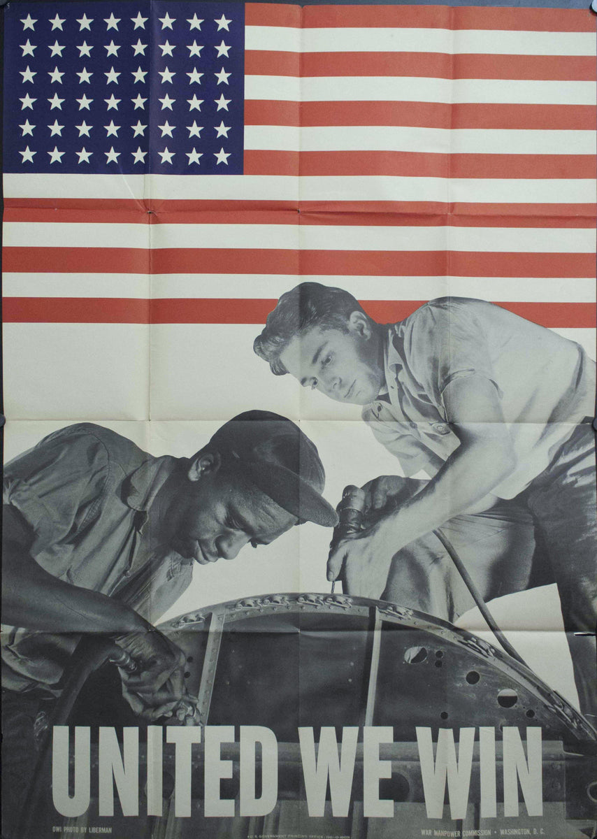 1942 United We Win Poster by Alexander Liberman – Golden Age Posters