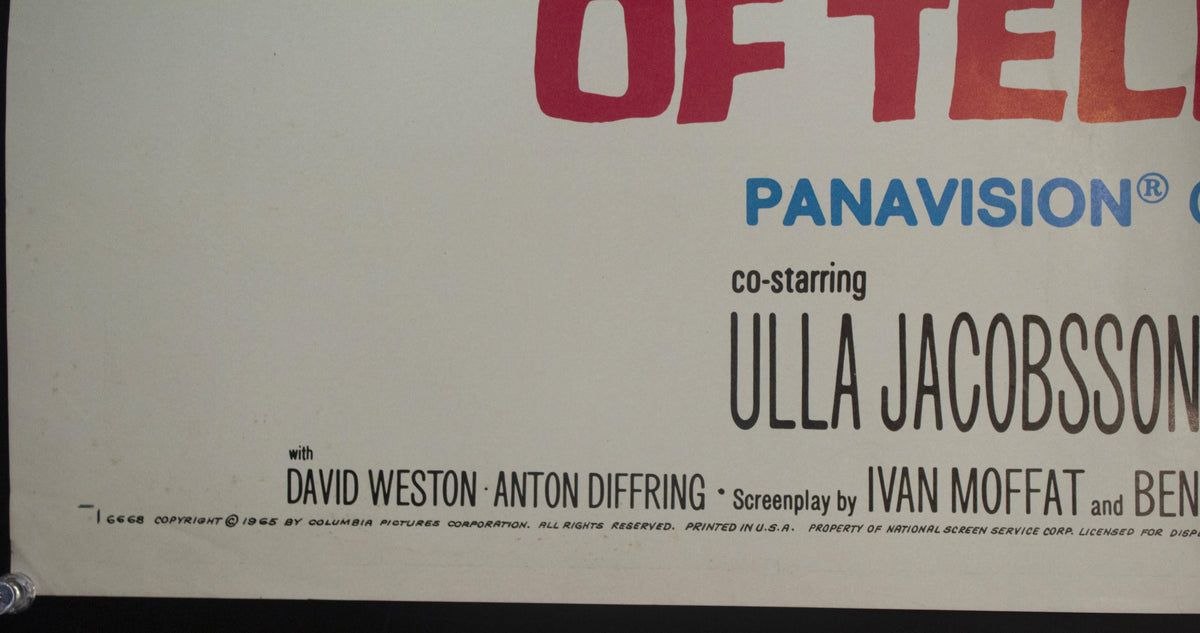 1965 The Heroes Of Telemark Original One Sheet Movie Poster – Golden ...