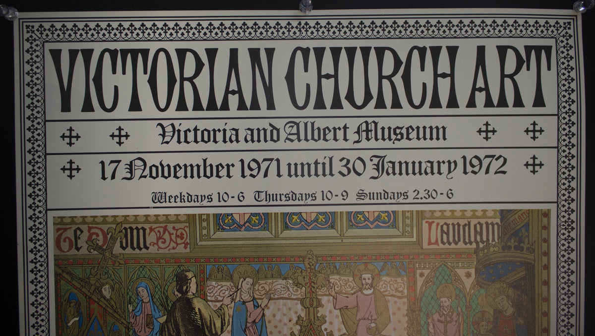 1971 Victorian Church Art at the Victoria Albert Museum Poster – Golden ...
