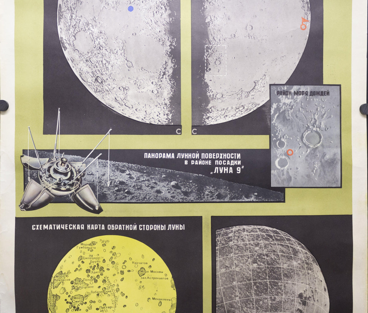 1970 Soviet Union Space Program Educational The Moon Kosmicheskaya ...