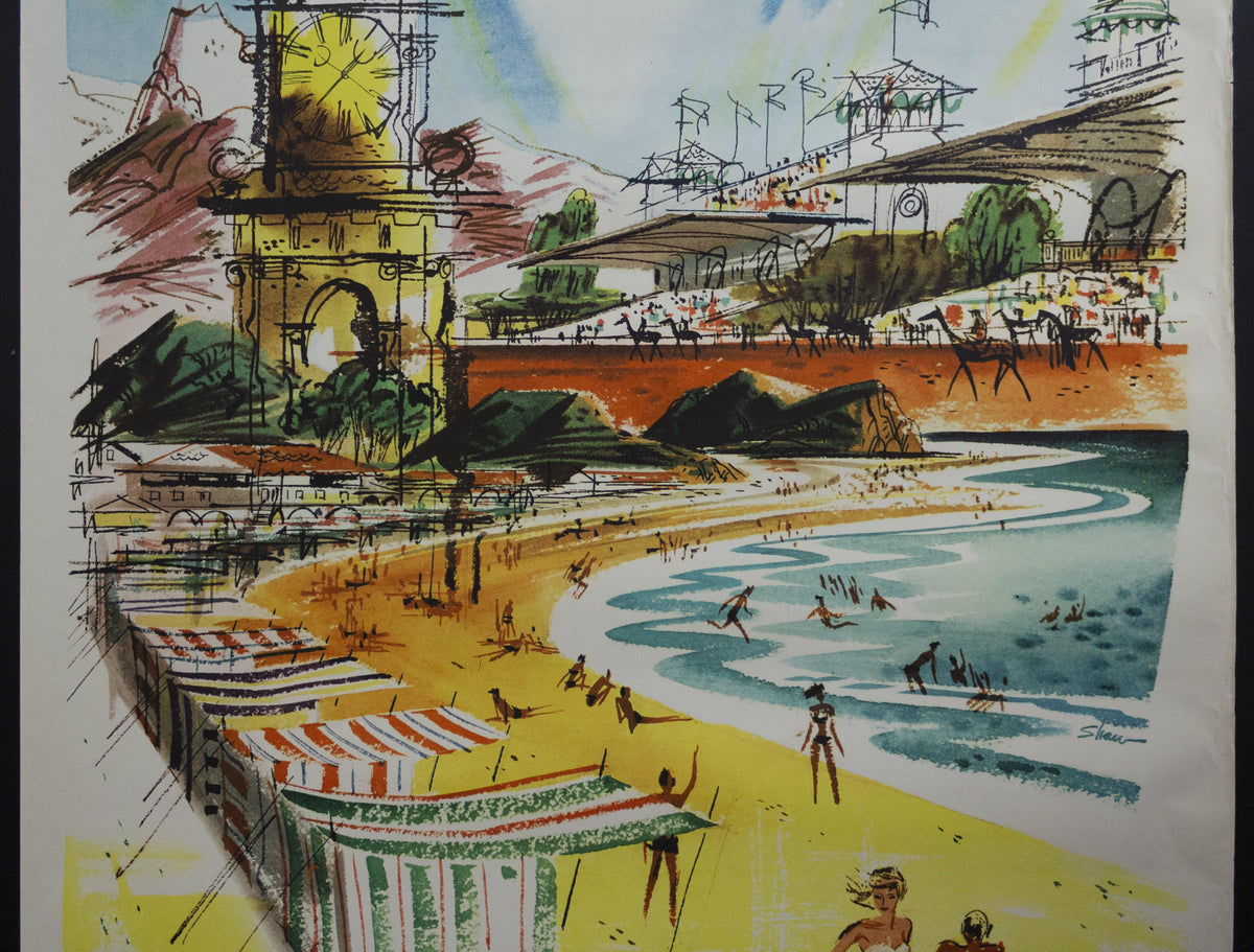 1952 South America Panagra Pan American-Grace Airways Poster Original ...