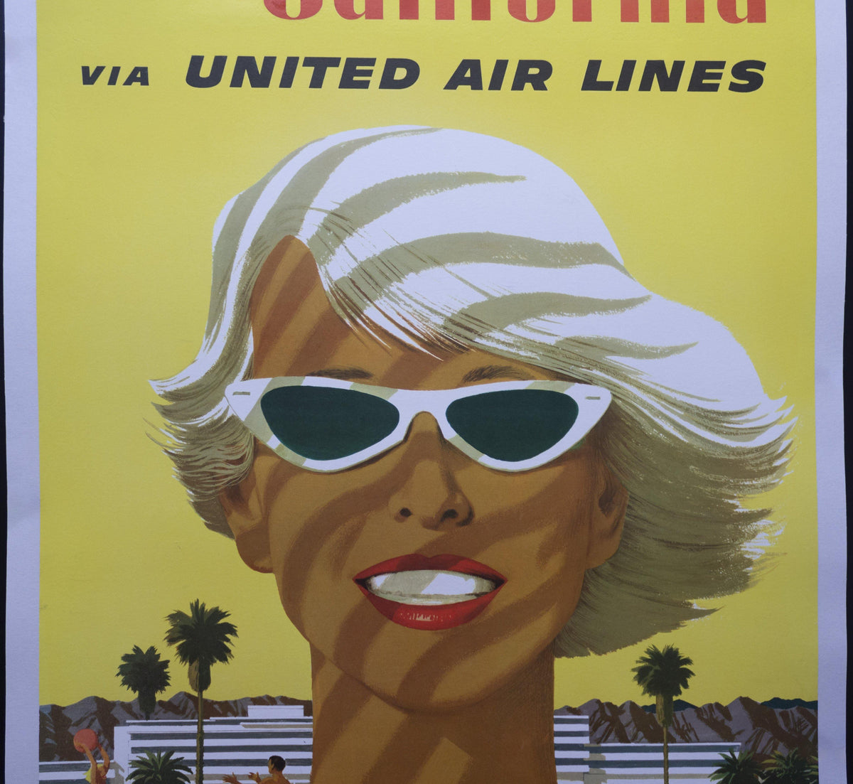 Southern California via United Air Lines by Stan Galli Poster Vintage ...