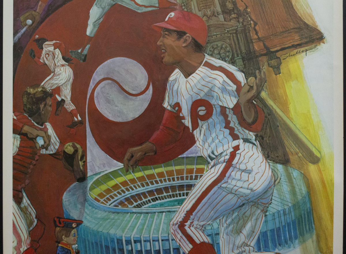 1971 Philadelphia Phillies Vintage Poster Major League Baseball MLB ...