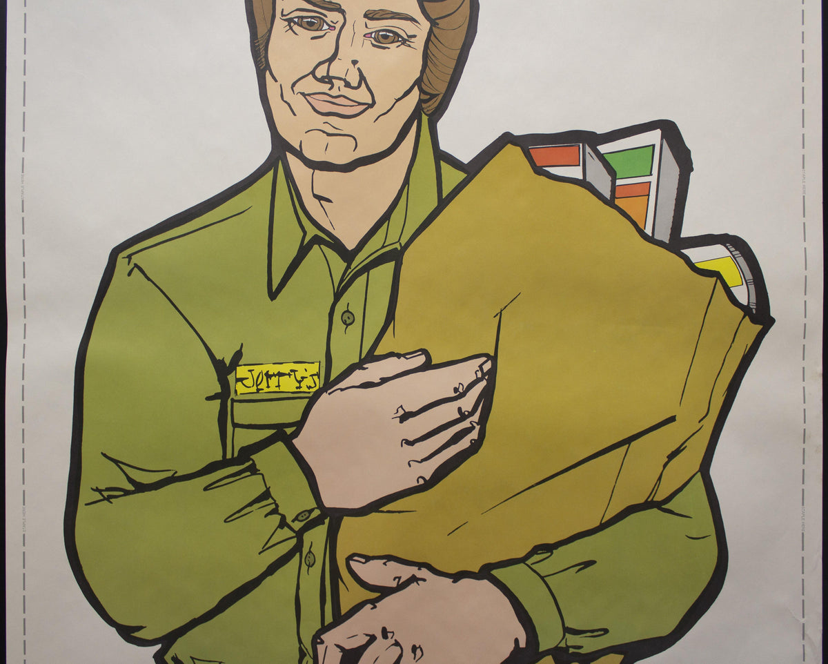 1974 ATS Quik Slip Human Figure Police Target Poster Grocery Shopping ...