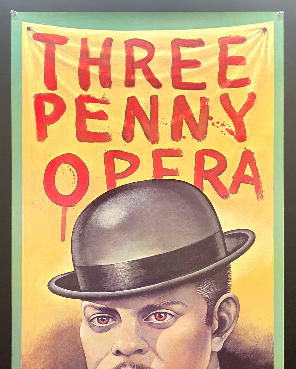 1976 Three Penny Opera Broadway Musical Poster Paul Davis Threepenny ...