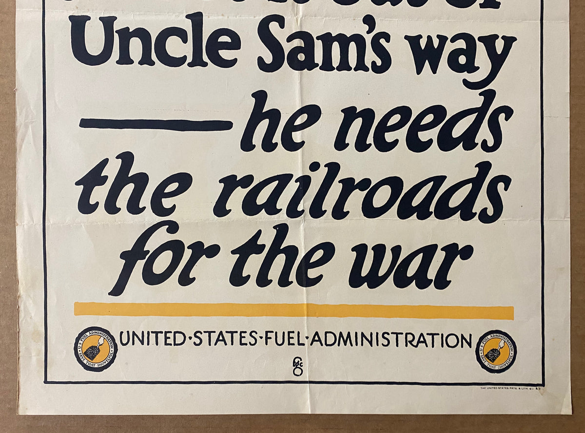 1917 Order Your Coal Now Poster United States Fuel Administration WWI ...