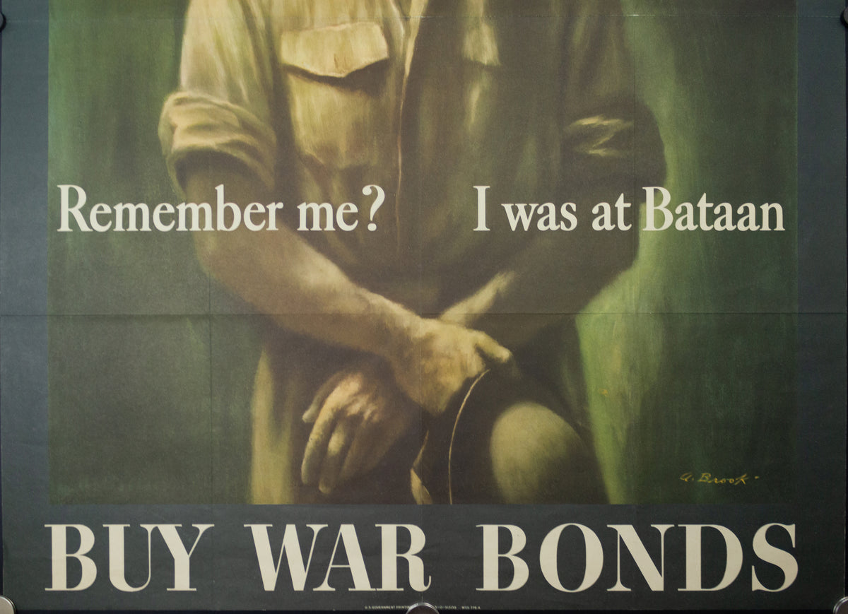 1943 Remember Me? I Was At Bataan Poster Alexander Brooks Philippines ...
