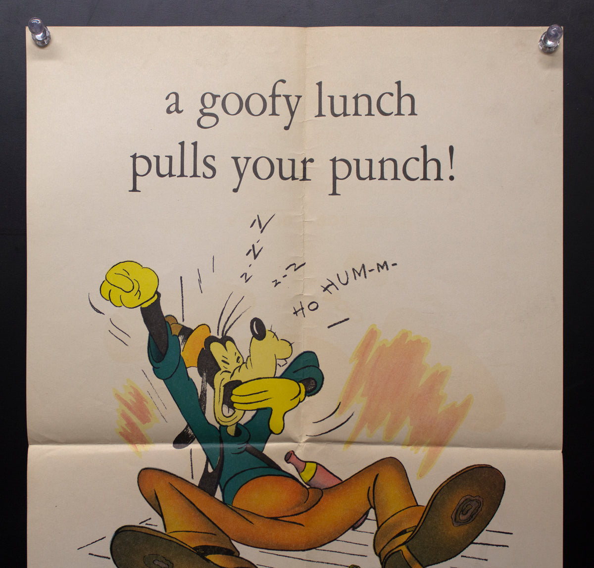 1943 A Goofy Lunch Pulls Your Punch! Walt Disney Studios WWII Nutritio ...