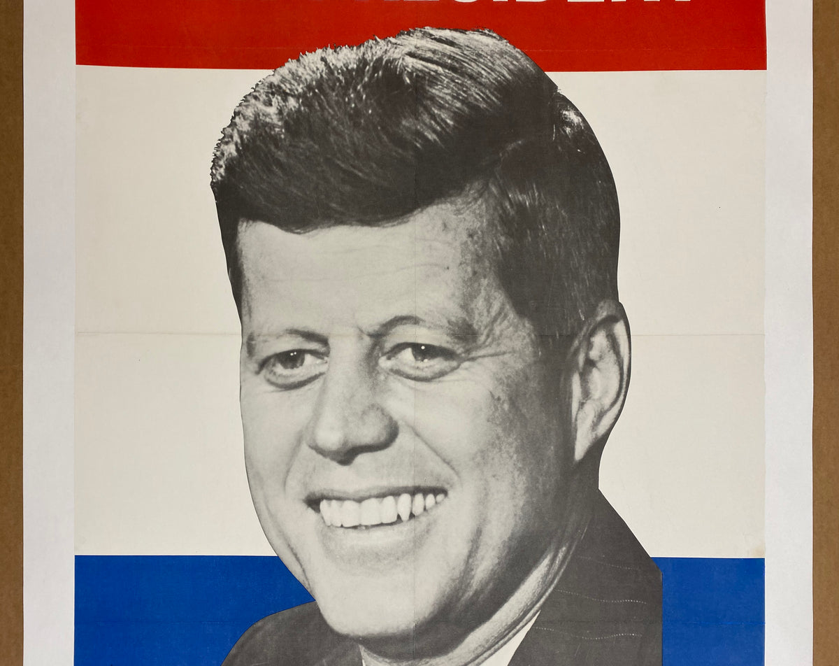 1960 Kennedy For President Leadership for the 60s Political Poster ...