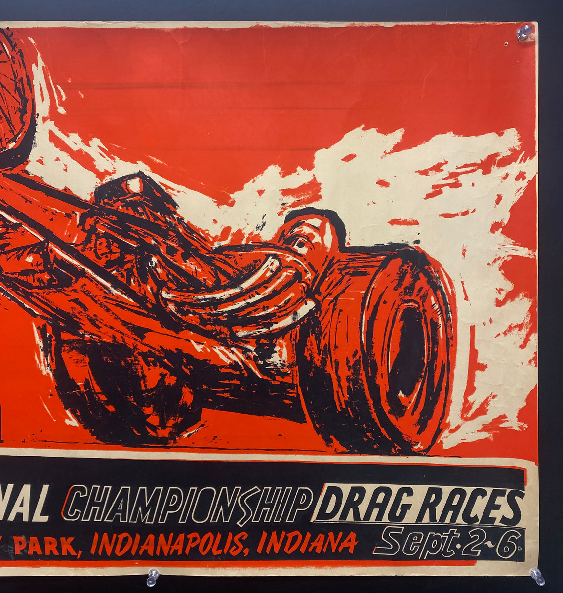 1965 NHRA National Championship Drag Races Poster by Earl Newman Indy ...
