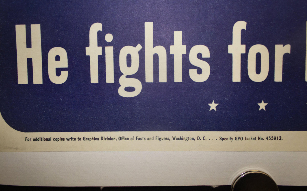 1942 This Man Is Your Friend He Fights For Your Freedom - Englishman ...